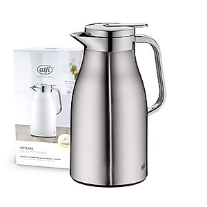 ALFI Skyline Thermos Flask, 1 Litre, Matte Stainless Steel