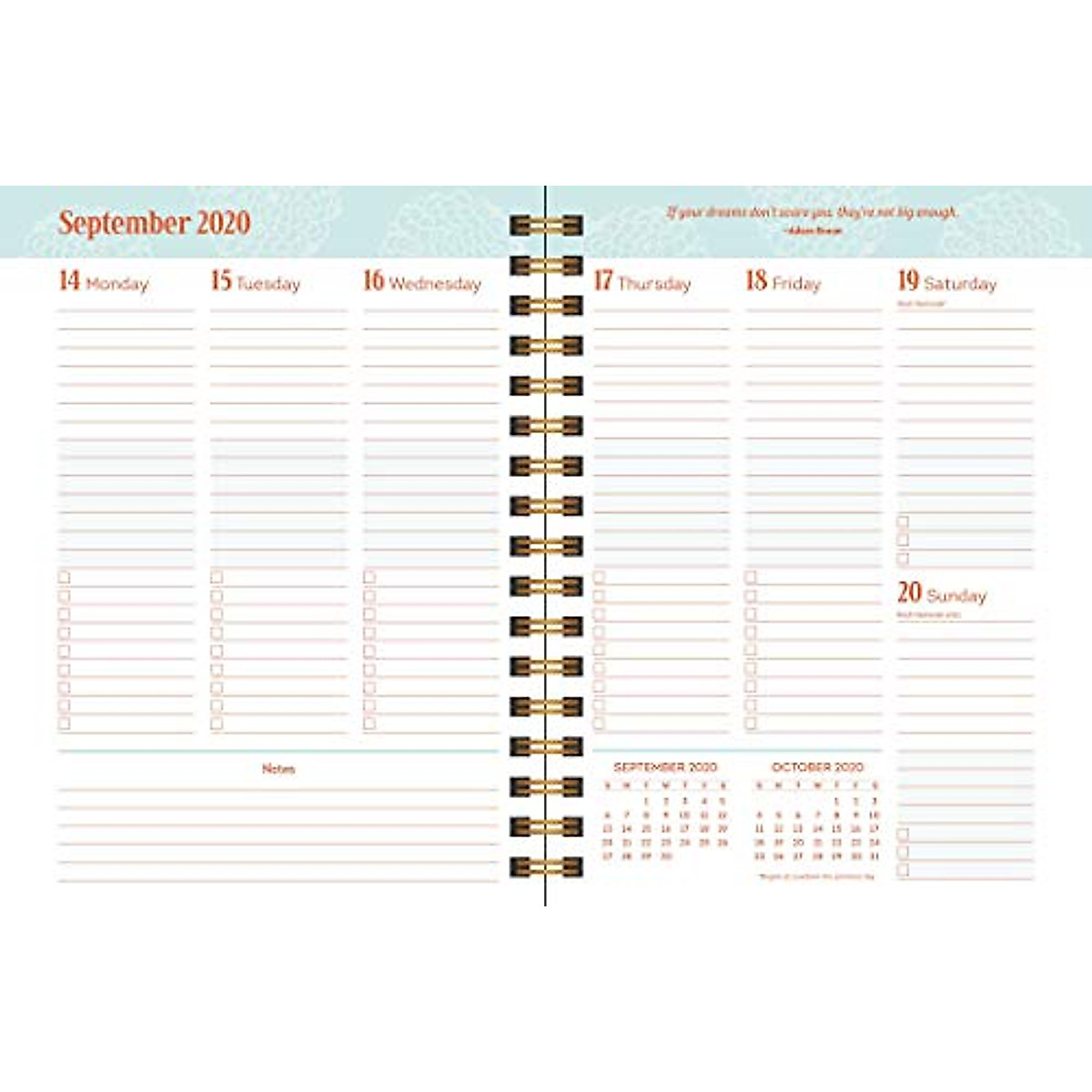 Posh: Deluxe Organizer 17-Month 2020-2021 Monthly/Weekly Planner Calendar: So Much Gratitude
