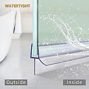 Fixed Glass Shower Door (36, Transparent)