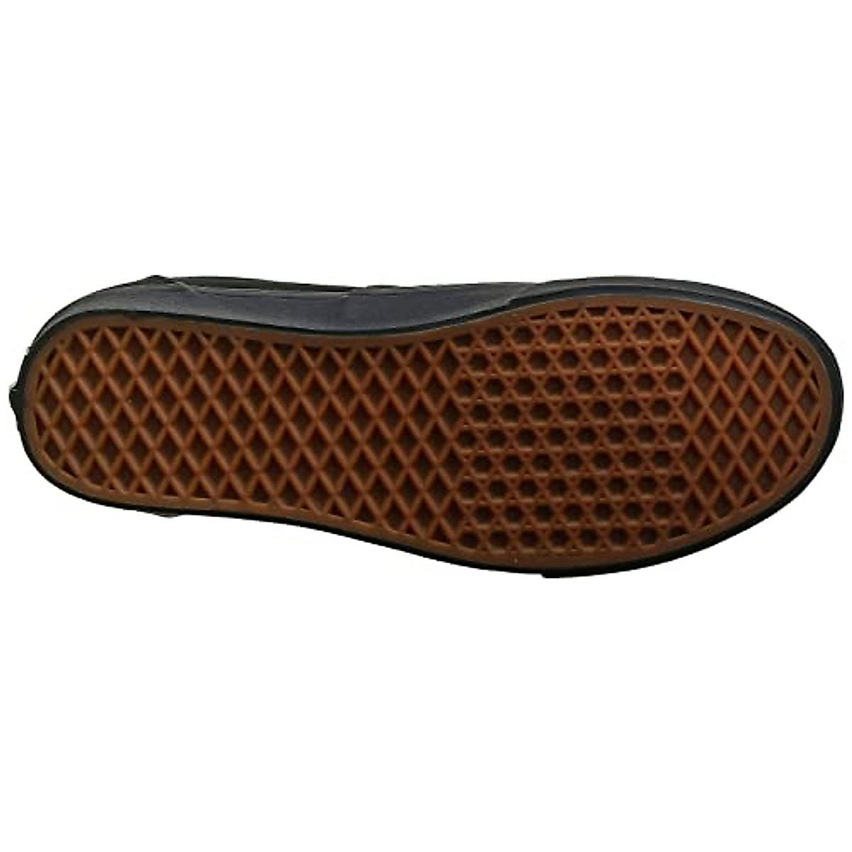 Vans Mens Authentic Canvas Sneakers Lace Up Casual Plimsolls Unisex Shoe - Black/Black - 12