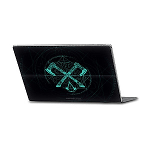 Head Case Designs Officially Licensed Assassin's Creed Dual Axes Valhalla Compositions Vinyl Sticker Skin Decal Cover Compatible with Microsoft Surface Pro 4/5/6