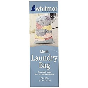Whitmor Mesh Laundry Bag White