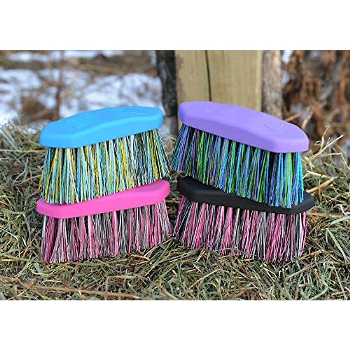 Tail Tamer Flick Hexagon Horse Grooming Brush - Small