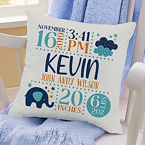 Zexpa Apparel Personalized 18" Square Cotton Canvas Print Throw Pillow Cover for Car Club Festival Valentine's Day