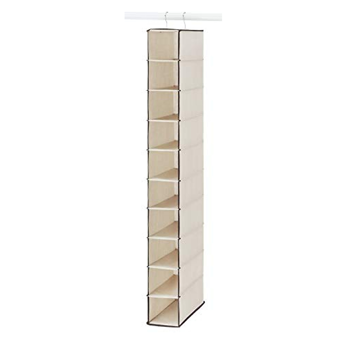 Whitmor 10 Section Hanging Shoe Shelves 11.5x5.5x48.0