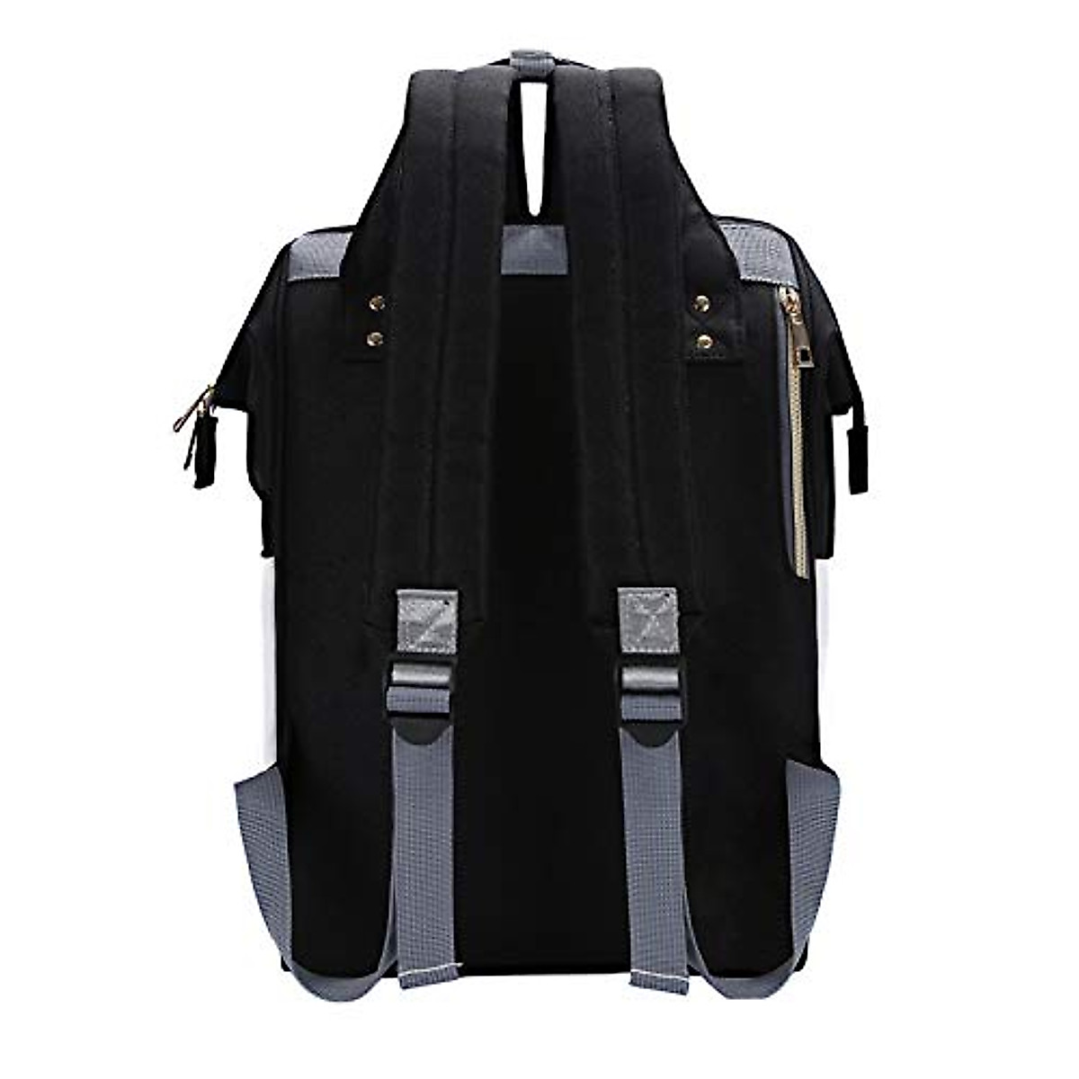 Suicide Prevention Awareness Flag Waterproof Mommy Backpack Shoulder Bag Stylish Nappy Daypack For Travel Shopping black-style