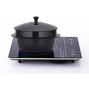 Hansang IH Induction Ceramic Cauldron Korean Traditional Pot All Heat Sources Cookable (20CM 2.7L)