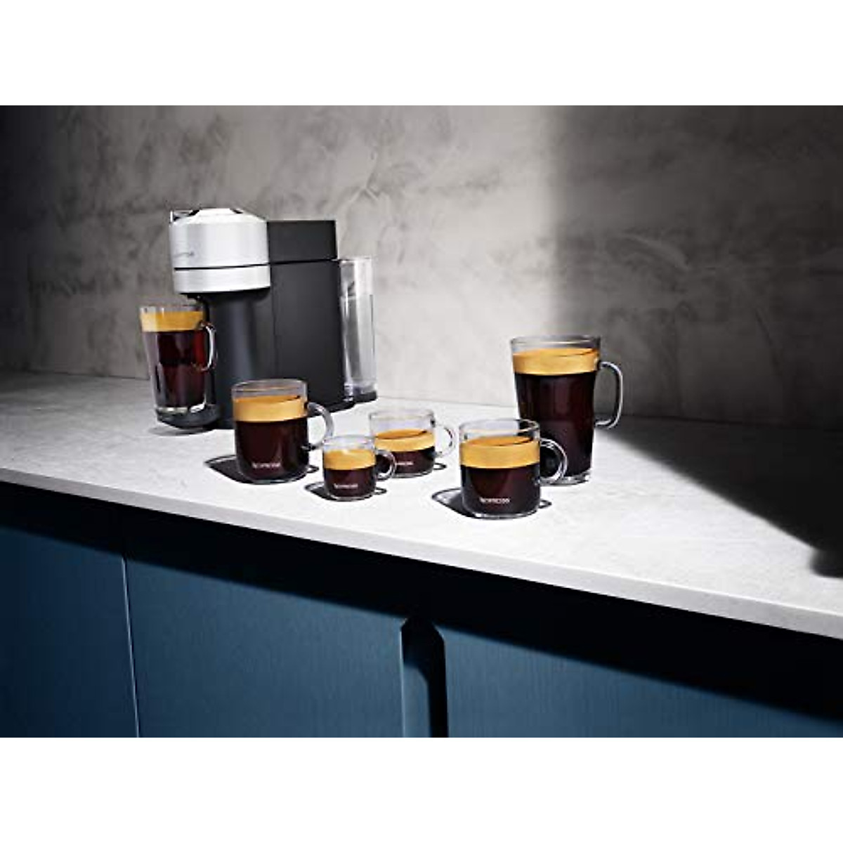 Nespresso Vertuo Next Coffee and Espresso Maker by De'Longhi with Aeroccino Milk Frother, White