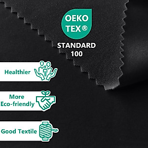 ABCCANOPY Spandex Table Cover 6 ft. Fitted 30+ Colors Polyester Tablecloth Stretch Spandex Table Cover-Table Toppers (6 FT, Black)