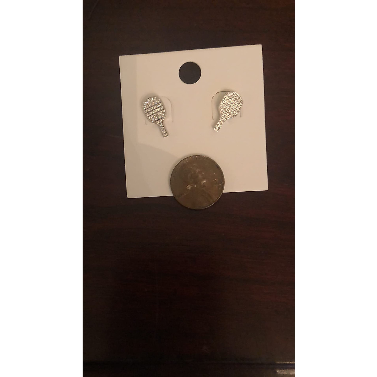 Classic and Elegant Pickleball Paddle Earrings Fashion Jewelry Sterling Pickleball Earrings for Women Makes a Great Pickleball Gift for Women