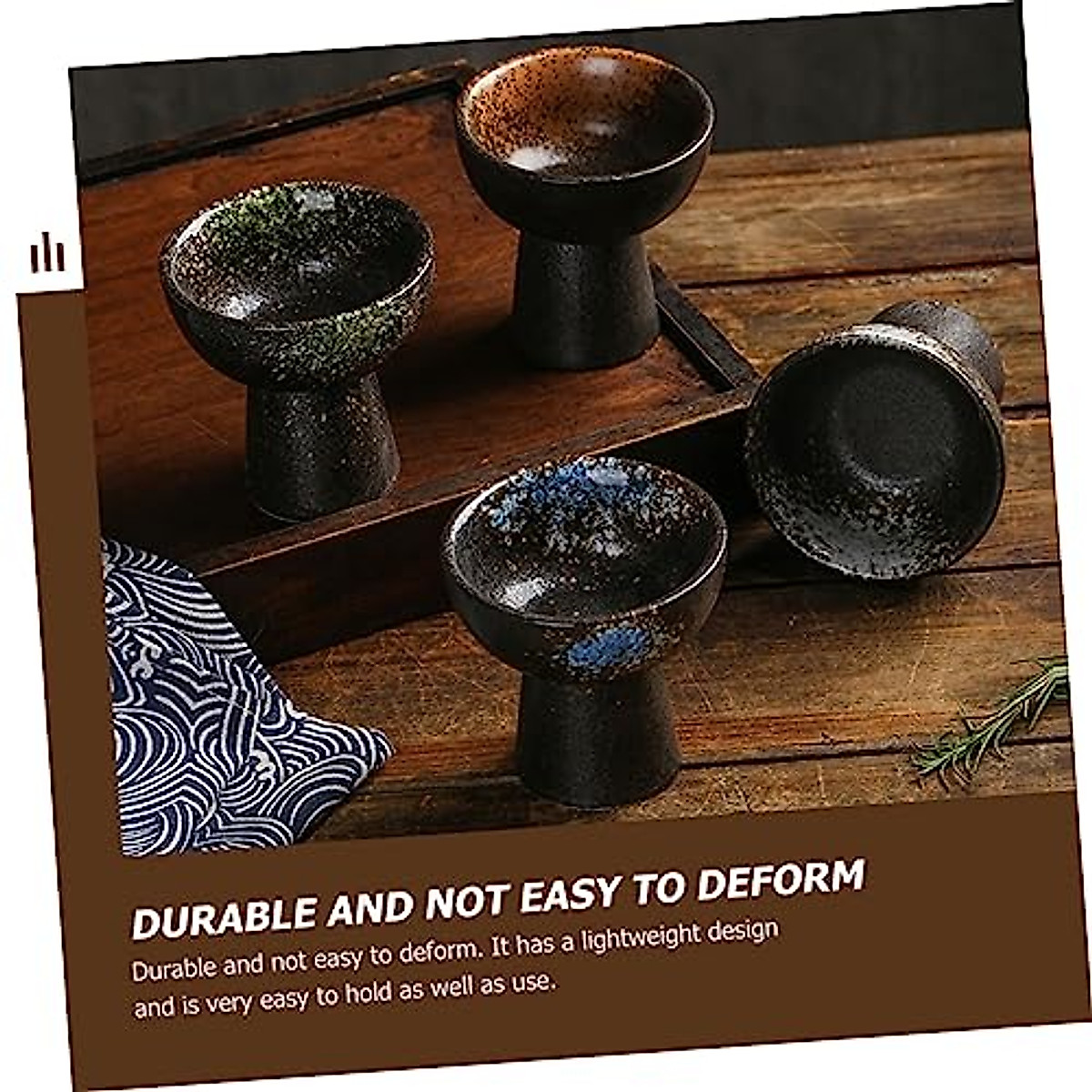 OKUMEYR Parfait Bowl Ceramic Ice Cream Bowl s Sundae Cups Stemmed Cocktail Glasses Decorative Wine Glasses Mini Wine Glasses Mini Dessert Cup Ceramic Bowl Trifle Dish Cake Bowl Tall Feet