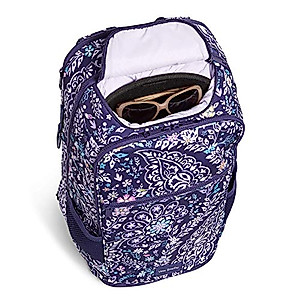 Vera Bradley Women's Recycled Lighten Up Reactive Journey Backpack, Belle Paisley, One Size