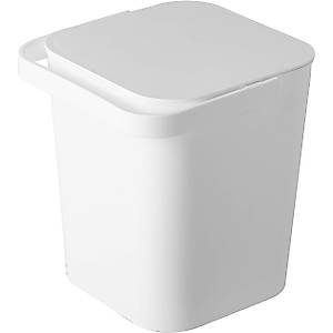 YAMAZAKI home Tower Storage Bin White