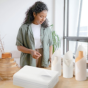 Simetufy 1000 Sheets White Tissue Paper Bulk, 15" x 20" Packing Paper Sheets for Moving, Gift Wrapping Tissue Paper for Packaging Mother's Day Weddings Birthday Holidays Crafts Decor