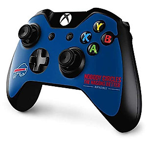 Skinit Decal Gaming Skin Compatible with Xbox One Controller - Officially Licensed NFL Buffalo Bills Team Motto Design