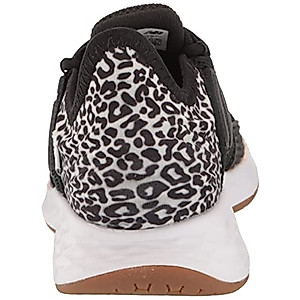 New Balance Kid's Fresh Foam Roav V1 Bungee Running Shoe, Black/White, 9 Toddler