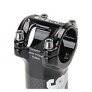 PZAMA 31.8mm Stem Carbon Handlebar Bicycle Stem,3K Super Light Carbon Fiber+Aluminum Alloy Mountain Bike Handle Bar Stem,6 Degree MTB Road Bike Handlebar Grips ? 31.8 * 80/90/100/110 mm (80mm red)