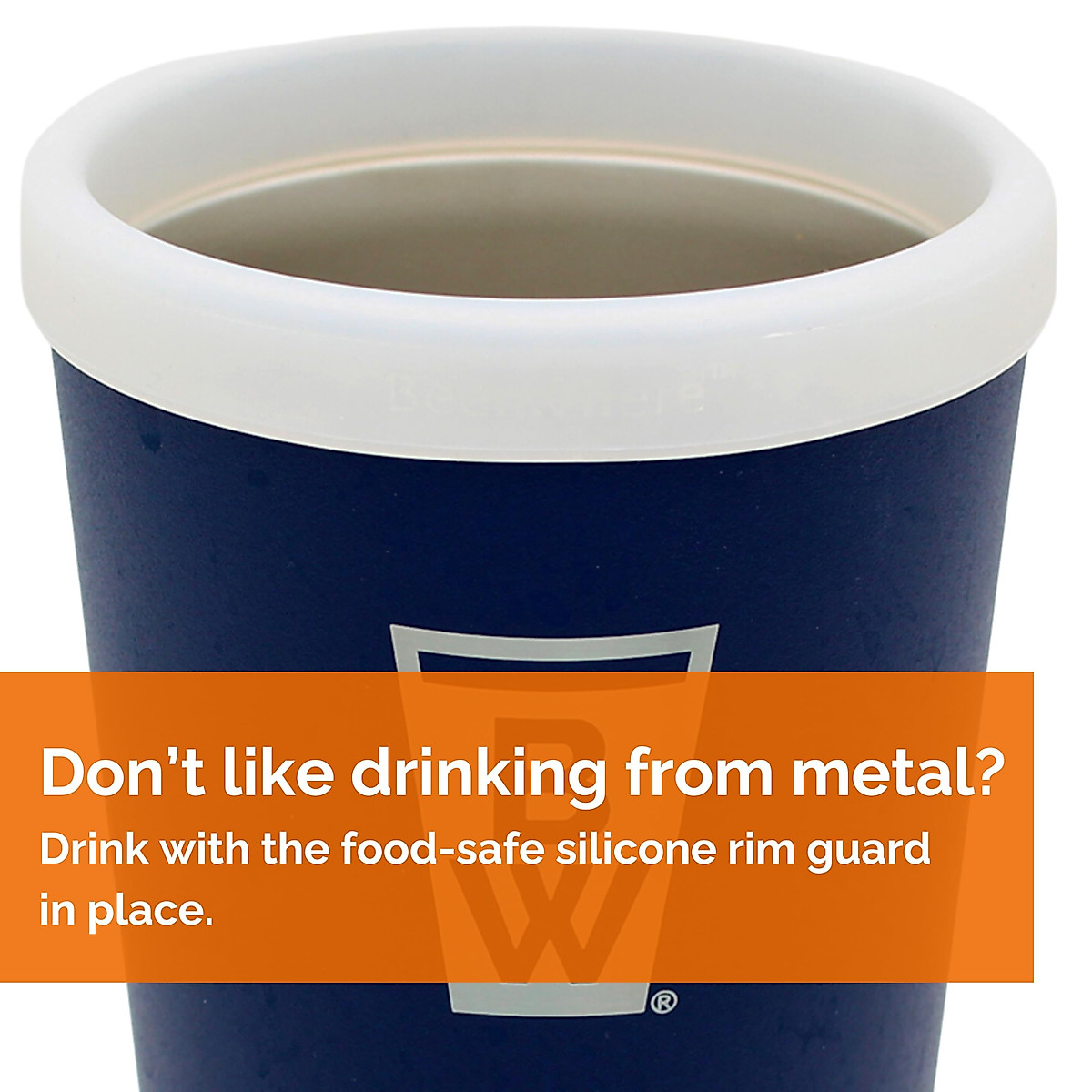 6PINT 20 oz. Imperial Pint Tumbler | Pint Glass Cooler | Cooler for 12 oz. to 24 oz. Plastic Cups | Premium Vacuum-Insulated Stainless Steel (Stainless)