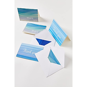 cofullsky Thank You Cards with Envelopes, Thank You Notes Cards Bulk 4 * 6 Blank Baby Shower Thank You Greeting Cards Set for Funeral Wedding Bridal Shower Business Graduation 2024 Coworker Employee