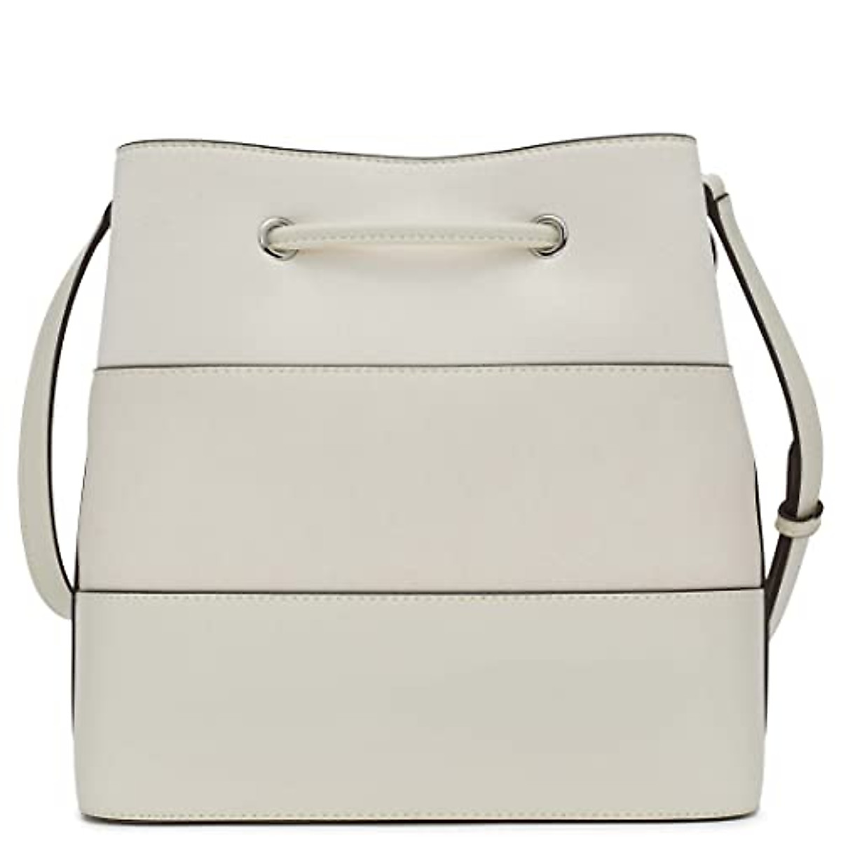 Calvin Klein Gabrianna Novelty Bucket Shoulder Bag, Cherub White Mixed
