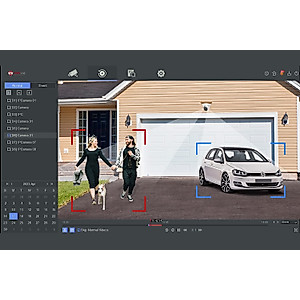 【Upgrade to NVR4.0】 Anpviz 8CH 4K PoE NVR POE Network Video Recorder, IP Home Security Camera System Video Recorder H.265+, Guarding Vision APP, up to 8TB HDD(Not Included HDD)