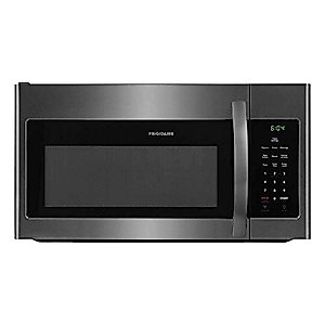 Frigidaire FFMV1846VD 30" Over the Range Microwave Oven; 1.8 cu. ft. Capacity, 1000 Cooking Watts, 300 CFM, 10 Power Levels, One-Touch Options, Interior Microwave LED Lighting, Black Stainless Steel