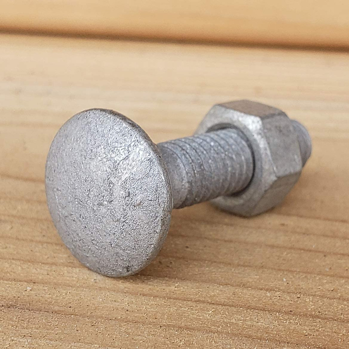 5/16 x 1-1/4" Long Carriage Bolt Set w/Hex Nut for Chain Link Fence Accessories (20 Pack)