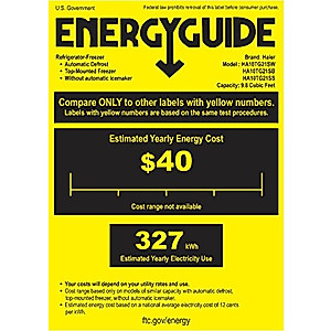 Haier HA10TG21SS 10 cu. ft. Top Mount Refrigerator, Stainless Steel