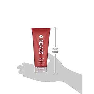 SEVEN Hair Care Rinzu Helio Violet Shampoo for Women & Men with Green Tea & Amino Acid, Purple Shampoo for Blonde Hair & Brassiness, Sulfate + Paraben Free, Cruelty Free, Made in USA, 7 oz