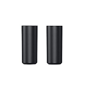 2 Pack BLX2 Microphone Battery Cup Cover for Shure BLX2/SM58 Handheld transmitter (Black)