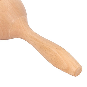 Music Maracas, 2pcs Hand Shakers Music Shakers, Beech Wood Maracas Instrument for Parties