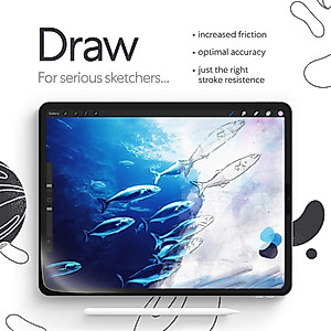 Paperlike 2.0 (2 Pieces) for iPad Air 10.5" (2019) & iPad Pro 10.5" (2017) - Screen Protector for Drawing, Writing, and Note-taking like on Paper