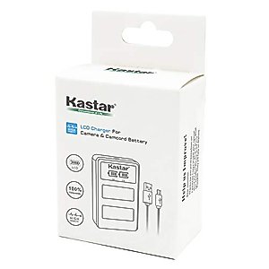 Kastar Dual LCD USB Charger and 3 Pack Battery for Fujifilm NP-W126 NP-W126s BC-W126 and Fuji HS30EXR HS33EXR HS35EXR HS50EXR X100F X-E1 X-E2 X-E2S X-E3 X-M1 X-T1 X-T2 X-T3 X-T10 X-T20 X-H1 Cameras