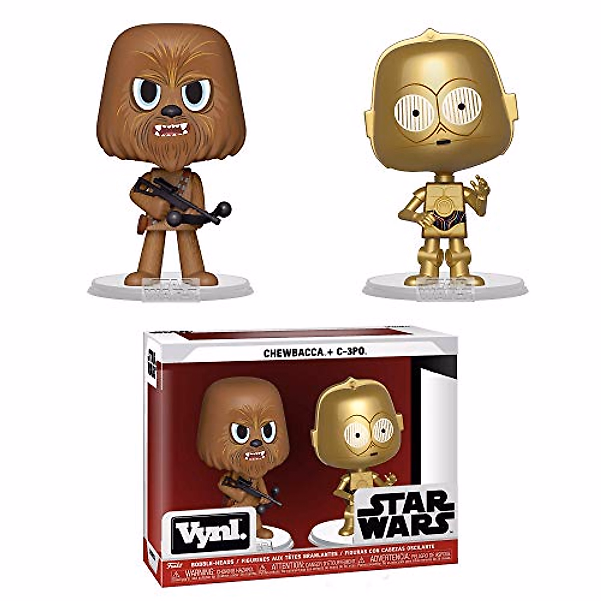 Funko Vynl: Star Wars - Chewbacca & C-3PO Toy, Multicolor