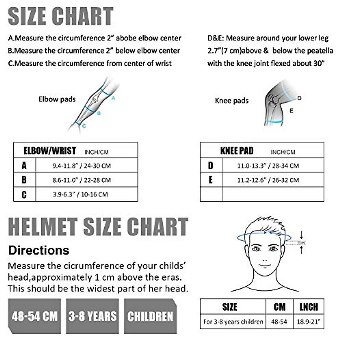 LANOVAGEAR Kids Helmet Knee Pads Ages 2-8, Adjustable Toddler Bike Helmet Knee Elbow Wrist Pads for Skating Scooter Roller Skates Cycling Bicycle