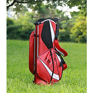 Super Light-Weight Golf Stand Bag for Easy Carry, Red