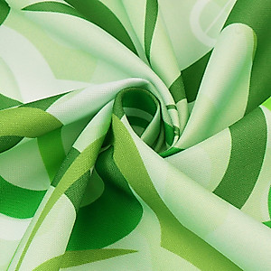 ASPMIZ St. Patrick’s Day Tablecloth, Lucky Shamrock Table Cloth, Green and White Tablecloths, Leaf Clovers Waterproof Tablecloth Rectangle for Dinner Party Decoration, 60 x 84 inch