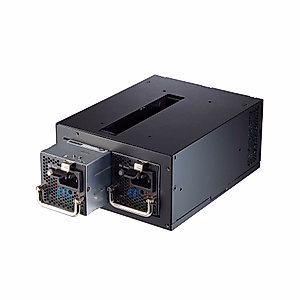 FSP Twins Pro ATX PS2 1+1 Dual Module 900W Certified 80Plus Gold Hot Swappable Redundant Digital Power Supply with Guardian Monitor Software FSP900-50REB (Twins Pro 900)