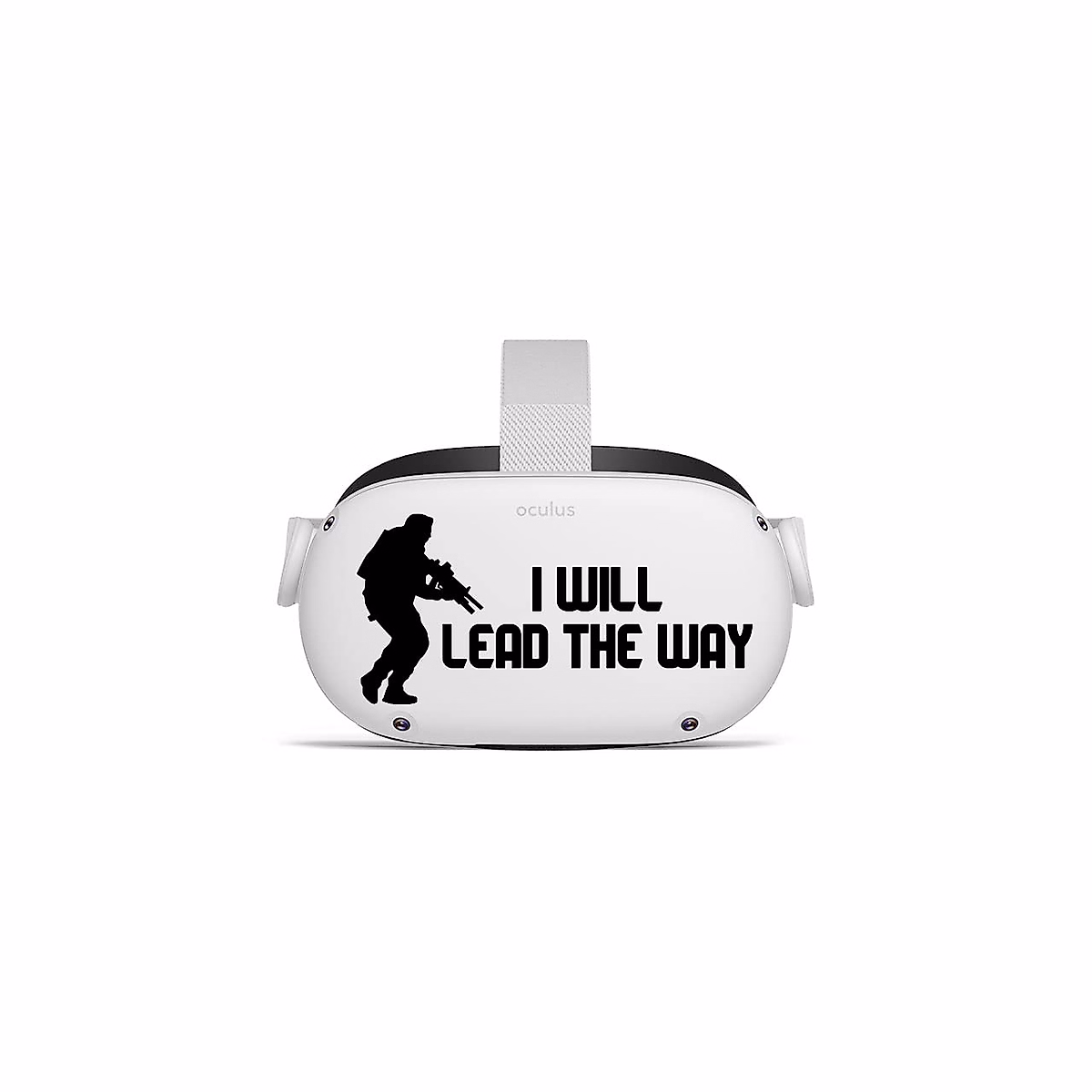 I will lead the way - RuckUp Soldier Series Decals - Oculus Quest 2 - Decals - Black