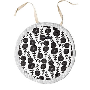 Wee Gallery Organic Meadow Activity Pad - High Contrast Tummy Time Play Mat with 6 Interactive Activities - Soft Sensory Toys for Babies - Visual & Motor Skill Development Toy