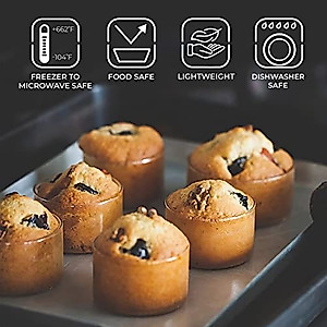 Borosil Small Glass Bowls, 6 Oz, Set of 6, Clear Glass Ramekin, Lightweight Katori Bowls for Kitchen, Heat Resistant, Glass Prep Bowls, Glass Desserts Cups, Condiment Bowls, Freezer &amp; Dishwasher Safe