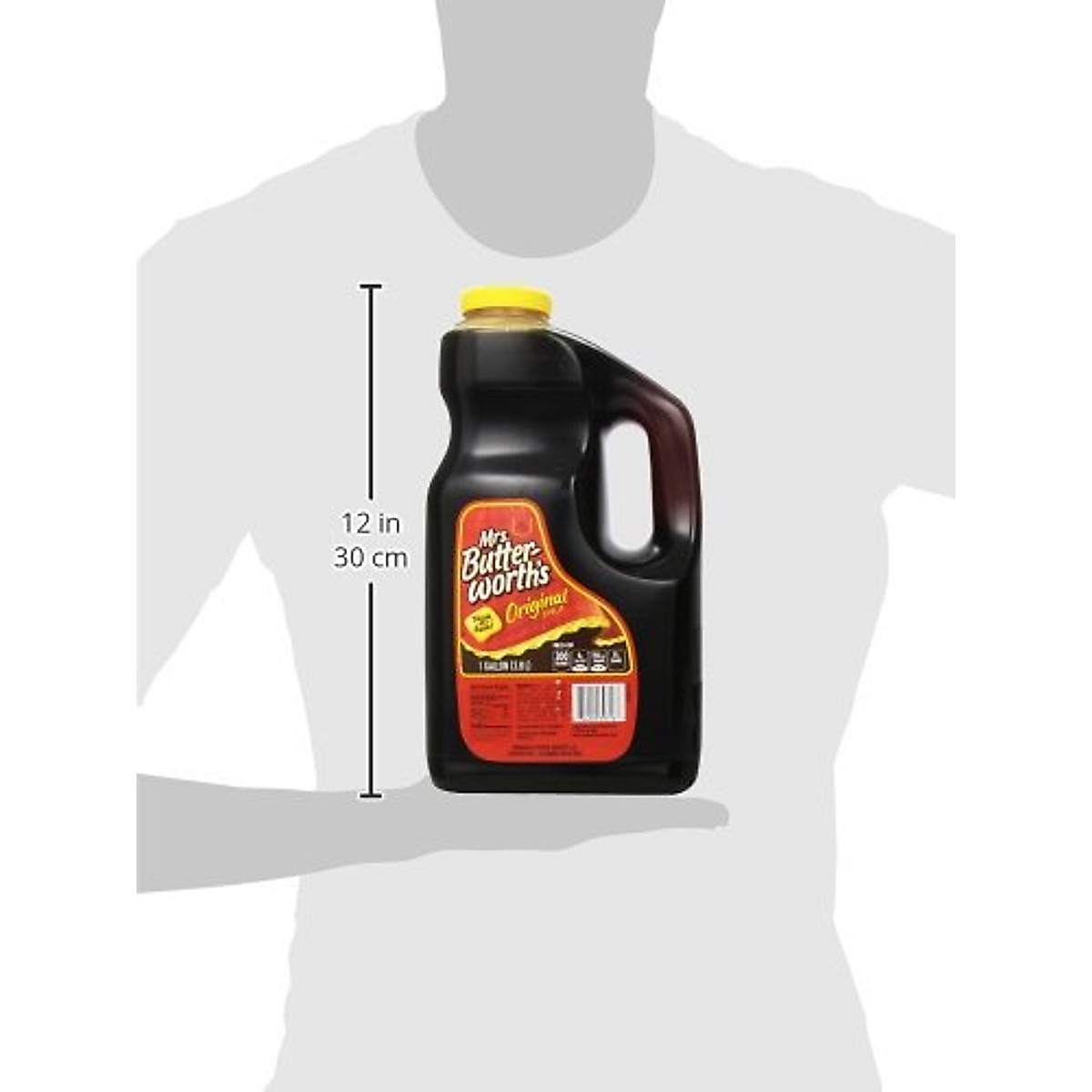 Mrs. Butterworth's Original Thick and Rich Pancake Syrup, Maple Flavored Syrup for Pancakes, Waffles and Breakfast Food, 248 Fl Oz Bottle