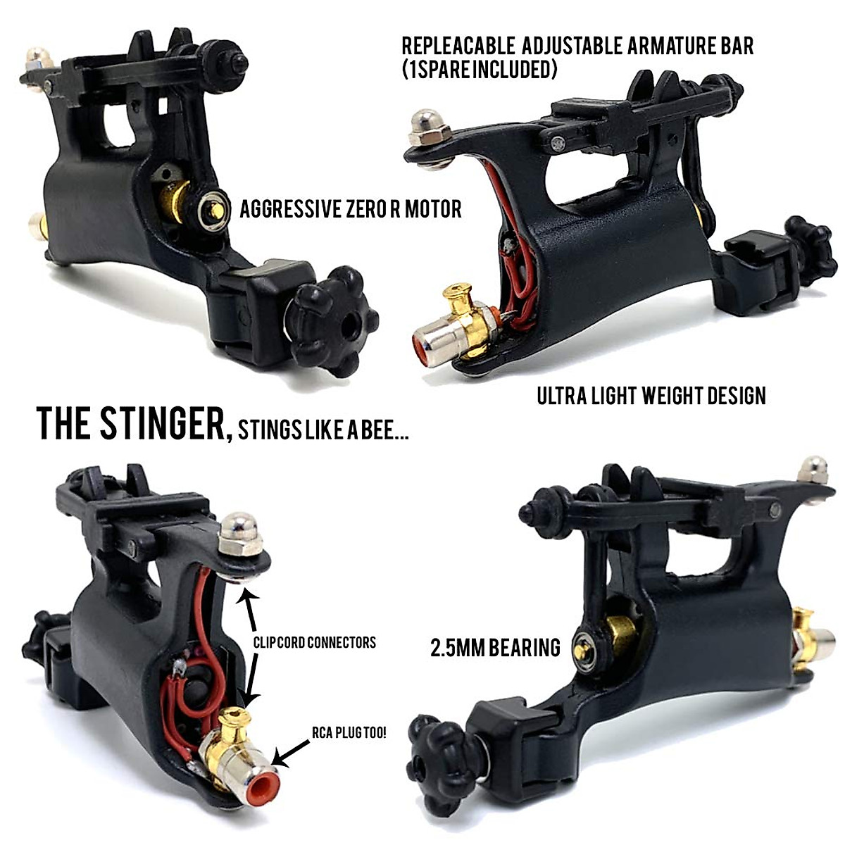 Tattoo Kit Inkstar Tattooing Set (Ace C + 40 TrueColors + Case)