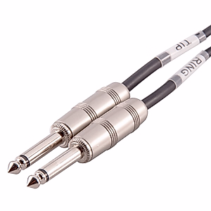 Seismic Audio 1 Foot TRS Male to Dual 1/4 Inch TS Y Splitter Cable-Interface Cord (SA-Y81)