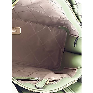 Michael Kors Emilia Lg Triple Compartment Signature Brown Mk Light Sage