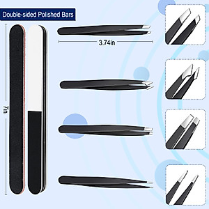 23 Pieces Metal Puzzle Tool Kit, AHIER Metal Model Tool Kit Including Plier Bending Assist Tools File Flat Tweezers Wire Wrapping Rod, 3D Metal Earth Tool Kit Model Building Tools