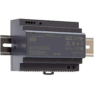 Mean Well HDR-150-24 DIN Rail Power Supply Step shap 127.4/150W 24V 5.31/6.25A for 115/230VAC, Adj Vout, Enclosed, Input: 85~264 VAC, 120~370 VDC