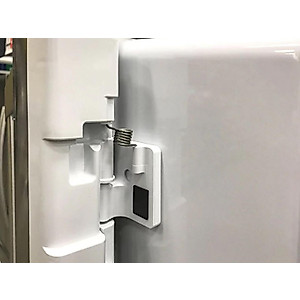 DUODUO 2 pack refrigerator French door counterclockwise wrapped spring new advanced heavy-duty replacement repair new compatible with LG/Kenmore LFX28978SB/02, LFX28978ST/01, LFX28978ST/02