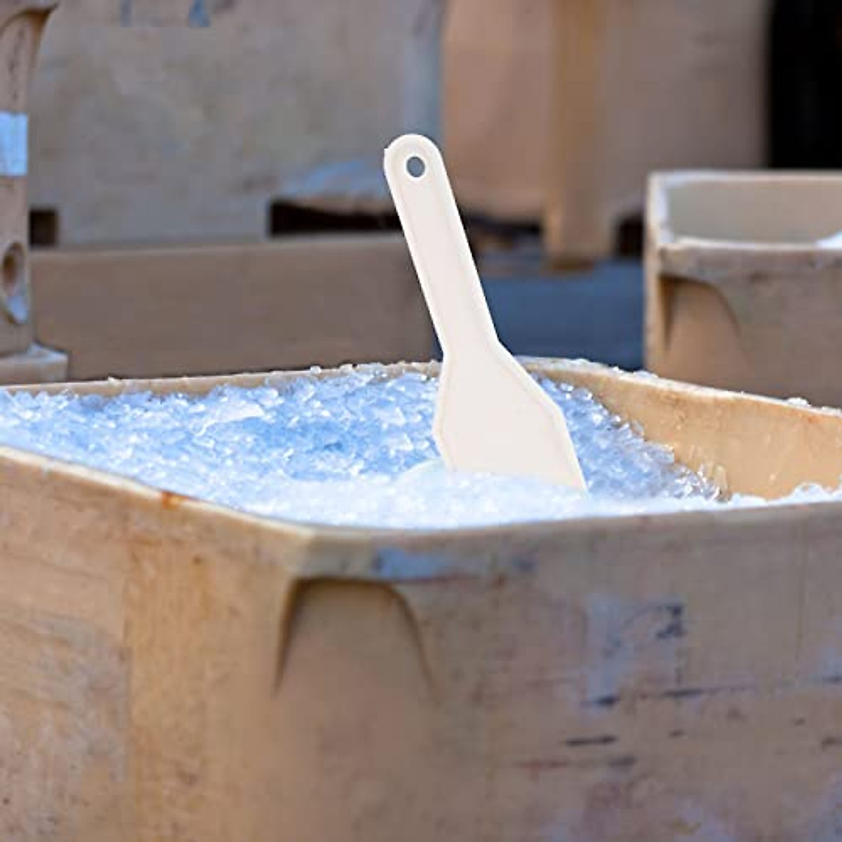 Pizza Spatula Icebox Refrigerator Ice Shovel Ice Scraper Defroster Ice Removal Scooper Snow Frost Remover Tools for Windshield Fridge Scraper Tool Cake Spatula