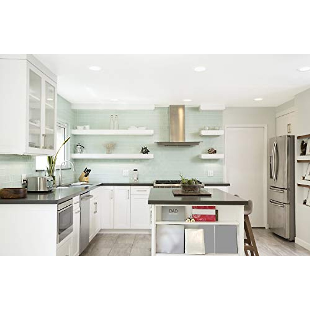 Juno WF6 SWW5 90CRI CP6 MW M2 Round LED Wafer Downlight, 120 Volts, Switchable Color Temperature 2700K/3000K/3500K/4000K/5000K, Triac Dimming, 6-Inch Ultra Thin Trim (Six Pack), Matte White